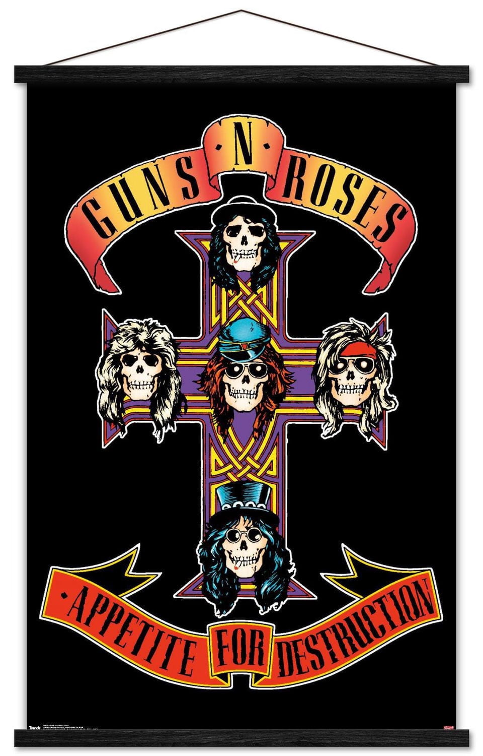 Guns N' Roses - Cross Wall Poster, 22.375" x 34" - Walmart.ca