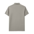 Ceisia Men Shoulder Panel Small Embroidery Logo Short Sleeve Collar ...