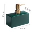 DQQ153 Ceramic Lotion Dispenser Bathroom Liquid Refillable Soap ...
