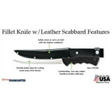 Rada Cutlery Fillet Knife ? Stainless Steel Blade with Leather Scabbard ...