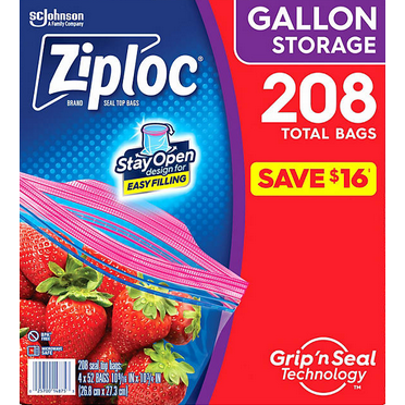 Ziploc® 2-gallon Storage Bags, Each - Walmart.com