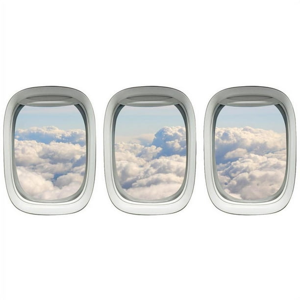 VWAQ Aviation Decals Airplane Window Sticker Clouds Wall Art VWAQ-PPW13 ...