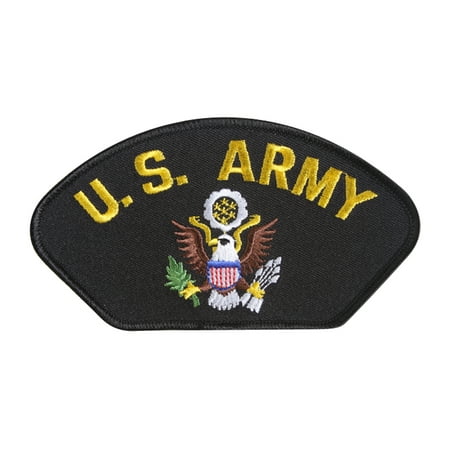 United States Army Eagle Logo Black Patch - Walmart.com