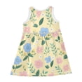 Toddler Girls Sleeveless Cotton Dress Summer Casual Beach Playwear A ...