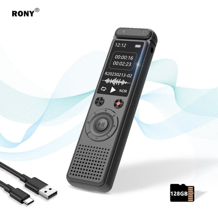 Sony ICD-UX570 Handheld Digital Voice Recorder Bundle with 32GB Card ...