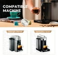 Reusable Coffee Capsule Kit for Nespresso Vertuo, Stainless Steel ...