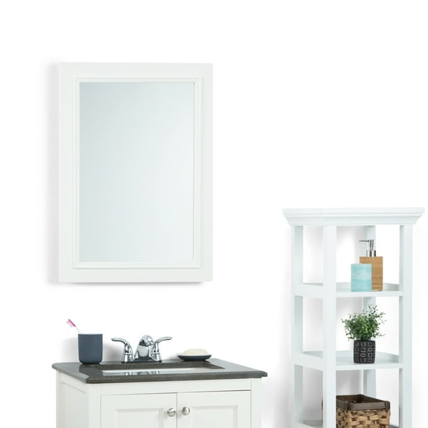 Simpli Home Cambridge 22 inch x 30 inch Bath Vanity Décor Mirror ...