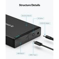 ORICO 3.5" Hard Drive Enclosure Aluminum 5Gbps USB C 3.1 to SATA HDD ...