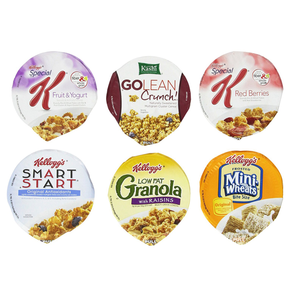 Kellogg's Assortment Pack Cereals Single Serve Cups - Pack of 60 ...