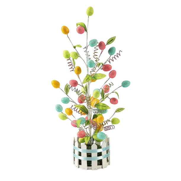 Fun Express Pastel Easter Egg Tree Decoration, Home Decor - Walmart.com