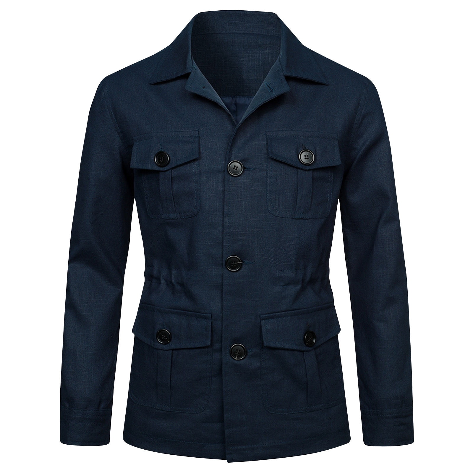 Click here for Unbranded Jackets For Men mens Solid Color Button... prices