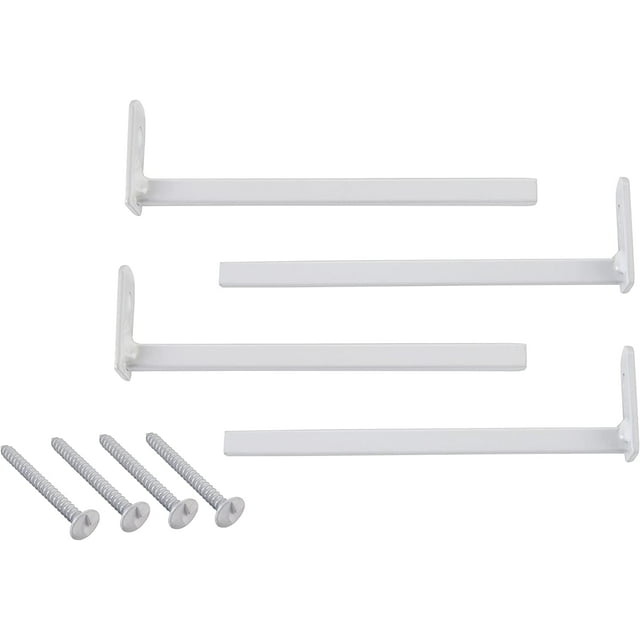 WB-IMB/Steel Inside-Mount Window Bar Bracket（4-Pack）White - Walmart.com