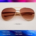 Trendy Aviator Sunglasses for Women Men 2026 Big Aviators Sun Glasses ...