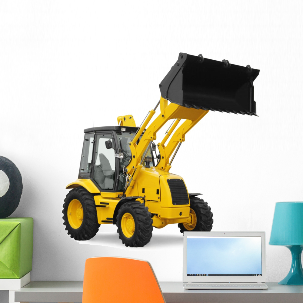 Digger Wall Decal by Wallmonkeys Peel and Stick Graphic (24 in W x 24 ...
