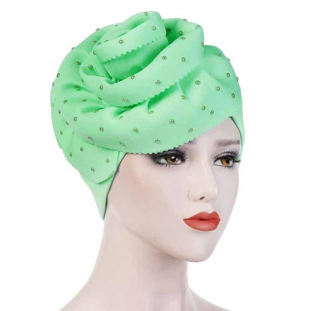 Birdeem Women Muslim Stretch Turban Hat Chemo Cap Hair Loss Scarf Wrap ...
