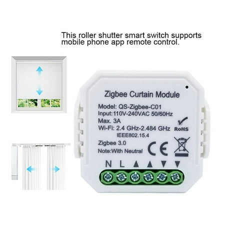 freestylehome Tuya ZigBee Curtain Smart Control Module Roller Shutter ...