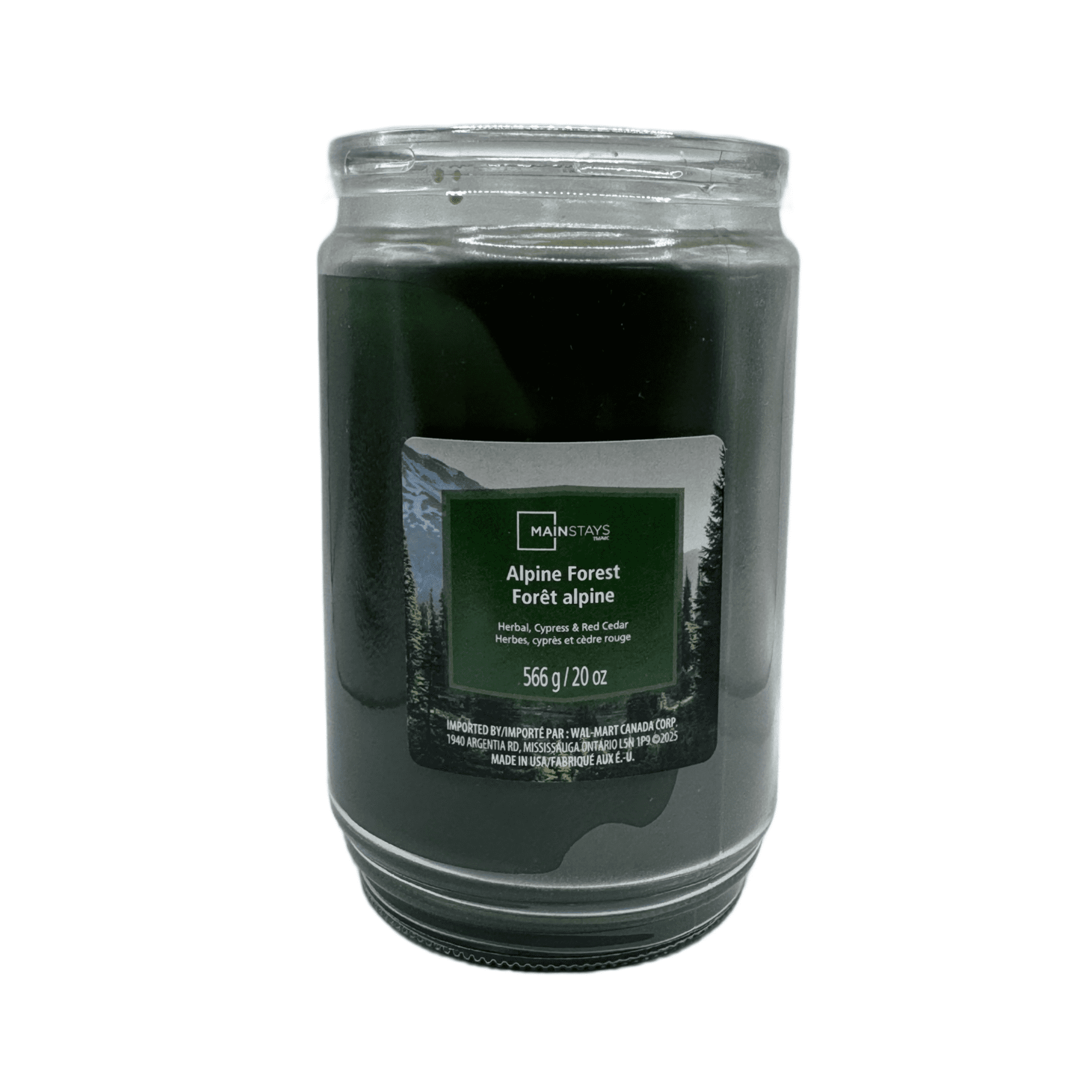 Click here for Mainstays Pl Alpine Forest Scented Single-Wick Gla... prices