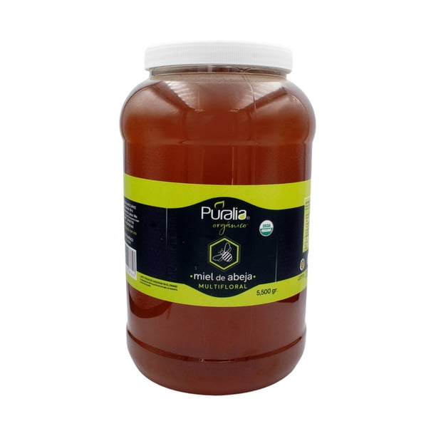 Miel Orgánica Puralia Multifloral Liquida Tarro 5500 g | Bodega Aurrera en línea