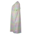 Elegant Emily Women's Snap-Front Duster Robe With Pockets - Pastel ...