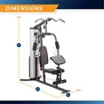 Marcy Home Gym System 150lb Weight Stack Machine MWM-988 - Walmart.com