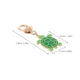 BESTYASH 5Pcs Sea Turtle Keyring Green Metal Animal Keychain Cute ...