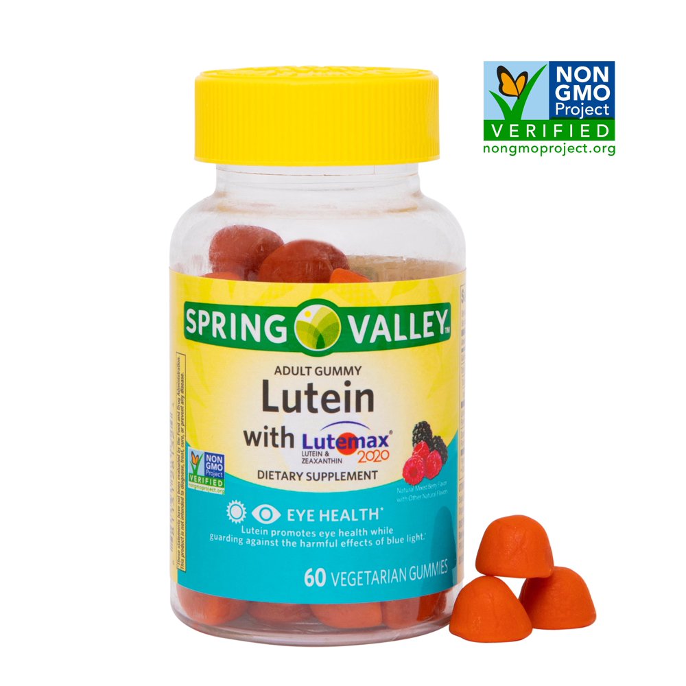 Spring Valley Lutein Adult Gummies, 60 Count - Walmart.com - Walmart.com