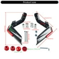BIBABLYKE 1 Pair Motorcycle Handguard Handlebar Hand Guard with Mount ...