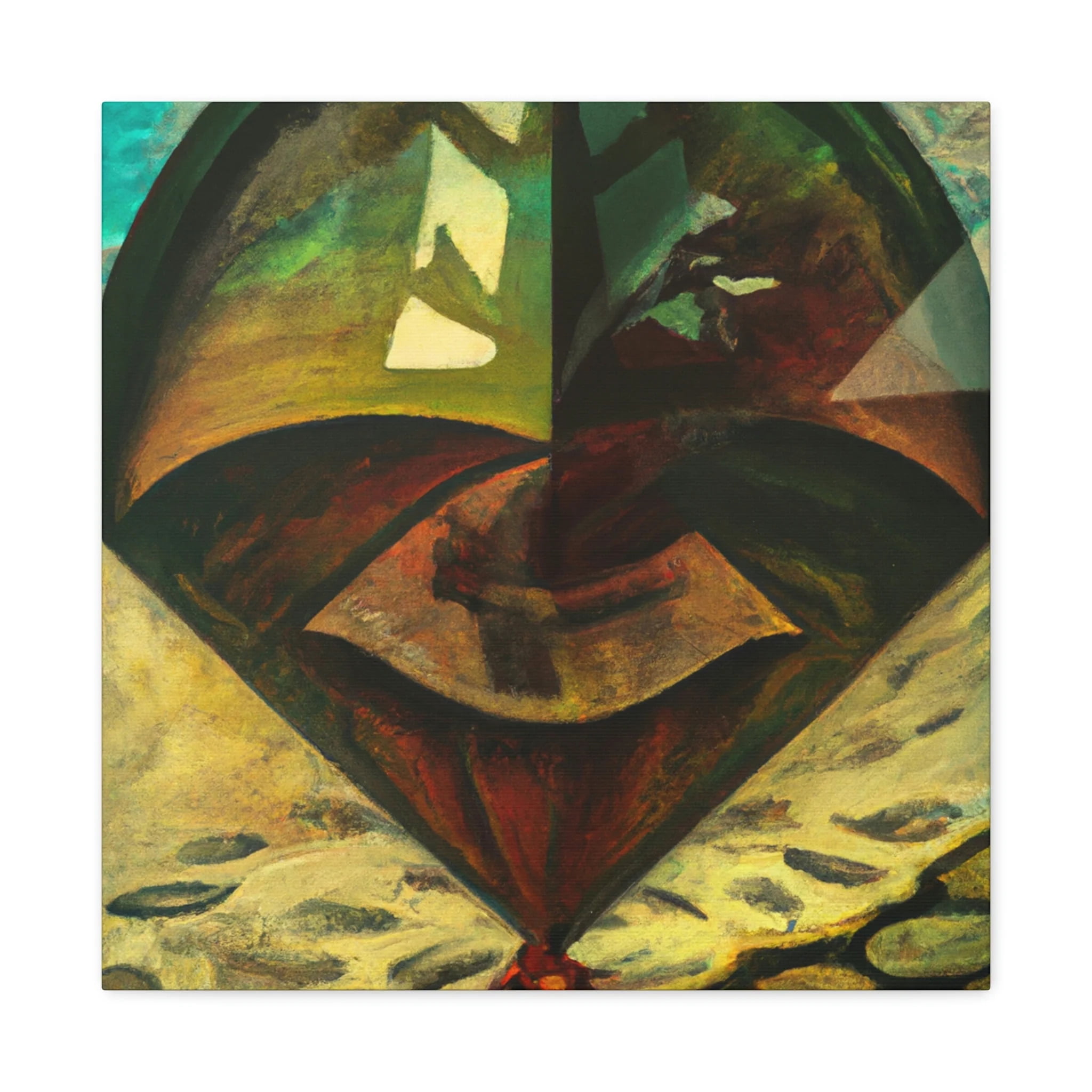 The Paratrooper's Courage - Canvas - Walmart.com