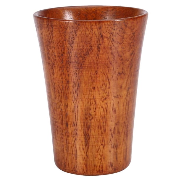 Heaveant Wooden Cup, Handmade Primitive Natural Wooden Tea Drinking Cup ...