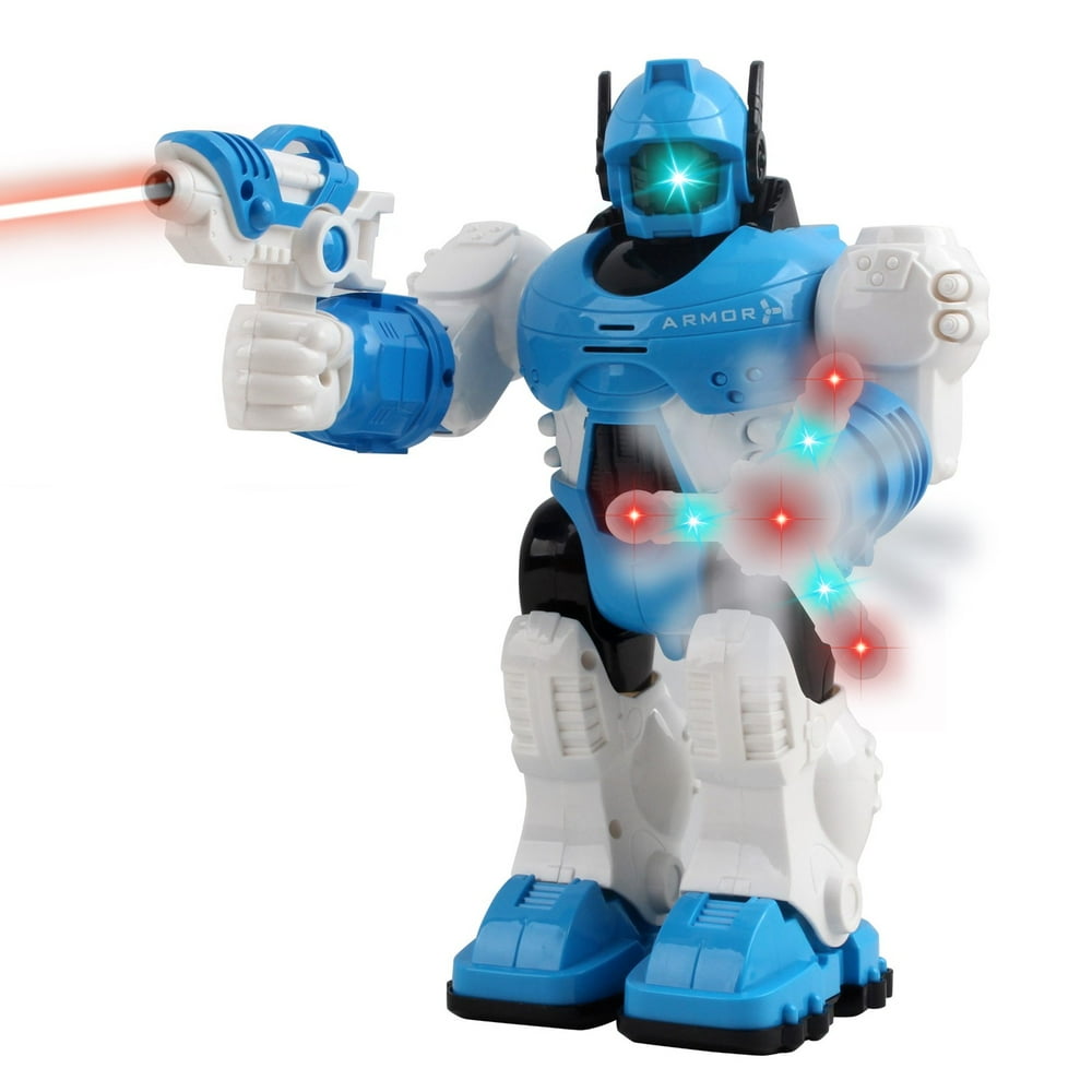 Vokodo Interactive Walking Toy Robot With Spinning Hand Lights And ...