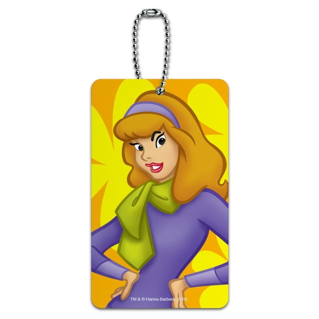 Scooby Doo Daphne Character Luggage Card Suitcase Carry-On ID Tag ...