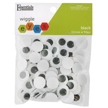 Hello Hobby Black and White Plastic Wiggly Eyes, 300-Pack - Walmart.com