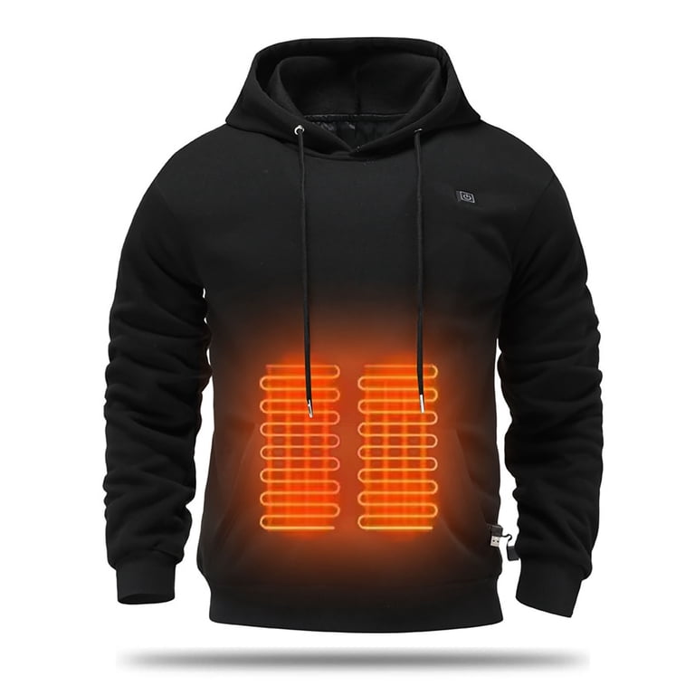 Electric Heated Sweatshirt Venustas - 12V Battery-Powered Jacket With 5 ...