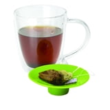 Primula 16 oz. Temperature Safe Glass Double Wall Mug with Tea Bag ...