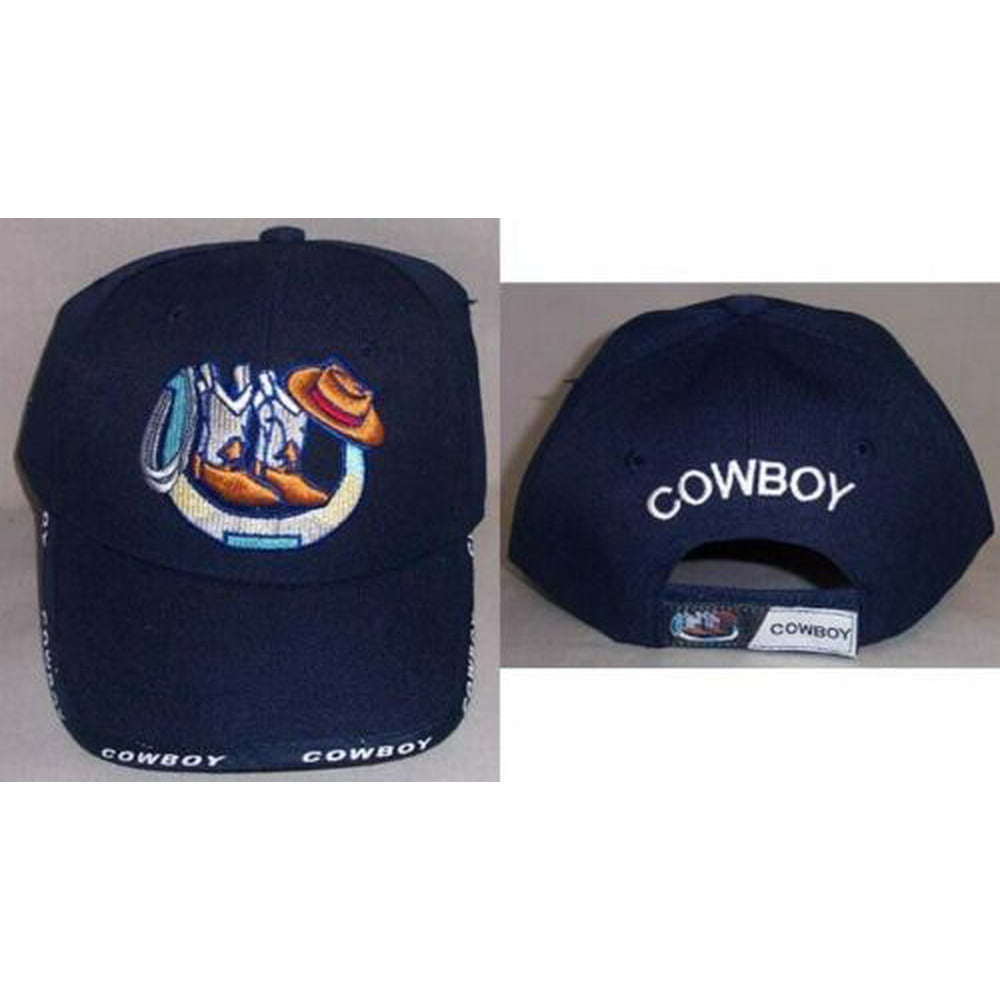 Banian - Boots & Hat Rodeo Cow Boy Western Baseball Caps Embroidered ...