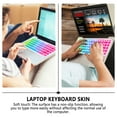 Jiandong keyboard skin Universal Gradient Laptop Keyboard Cover ...