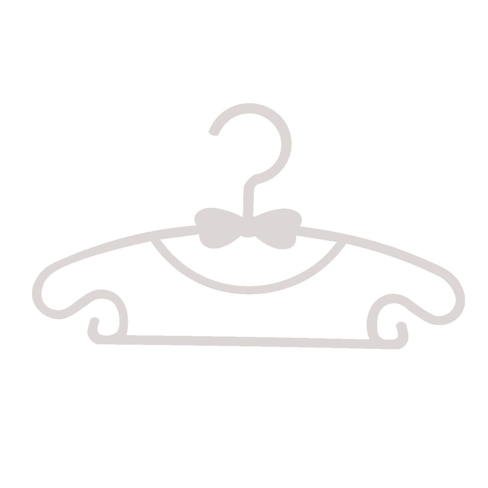 Meitianfacai 10 Pack Clothes Hangers for Kids Space Saving Plastic ...