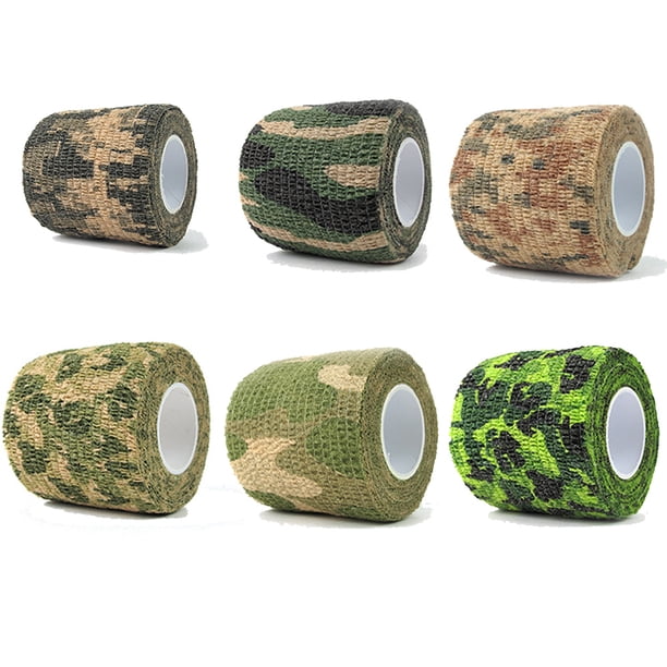 Camouflage Tape Wrap Outdoor Tapes Self Adherent Stretch Elastic ...