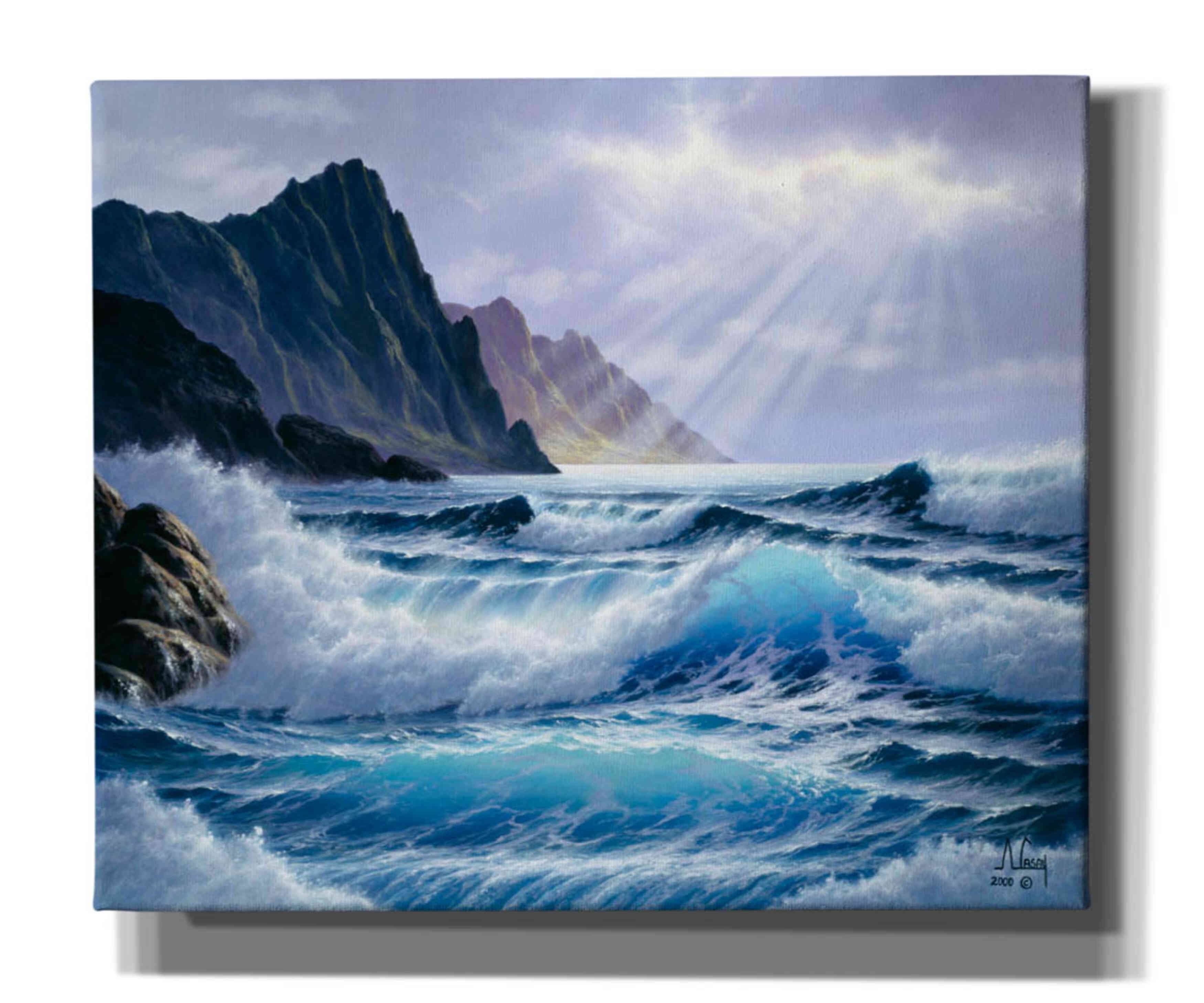 Epic Graffiti 'Perfect Wave' by Anthony Casay, Canvas Wall Art, 24"x20 ...