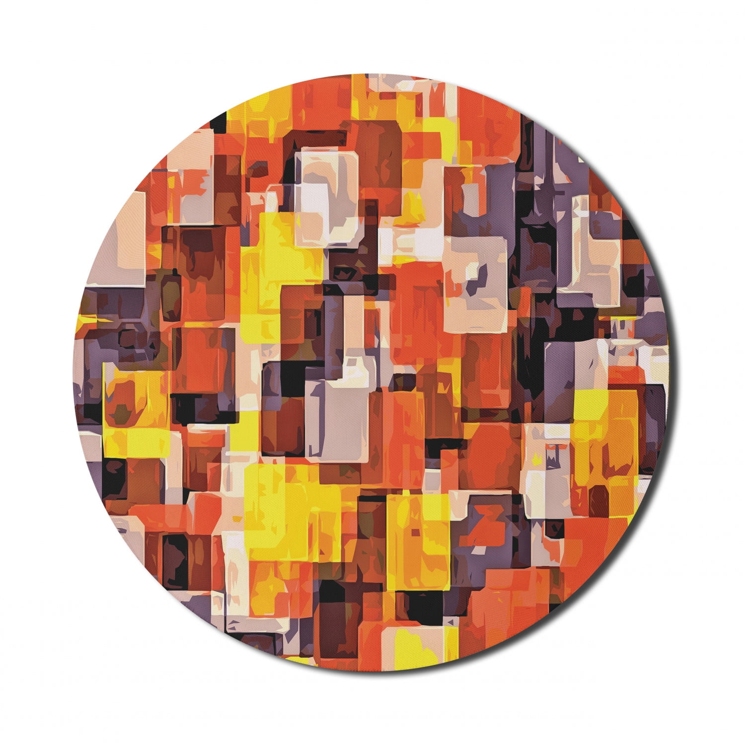 Abstract Mouse Pad for Computers, Geometrical Modern and Cool Painting ...