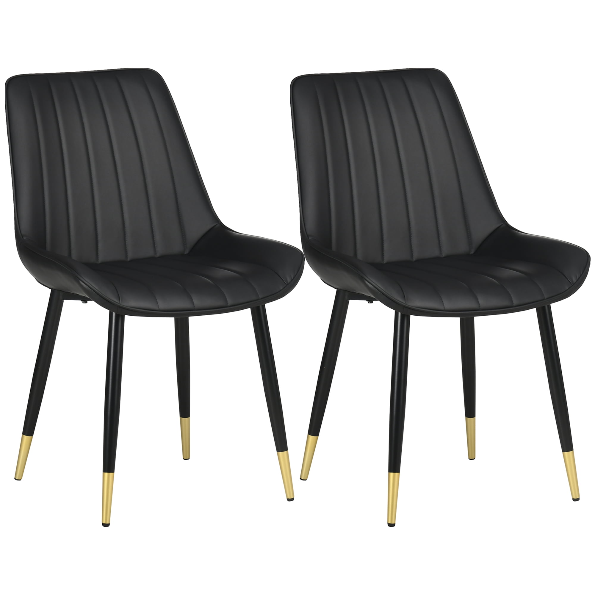 Click here for Homcom Dining Chairs Set Of 2  Pu Leather Upholste... prices