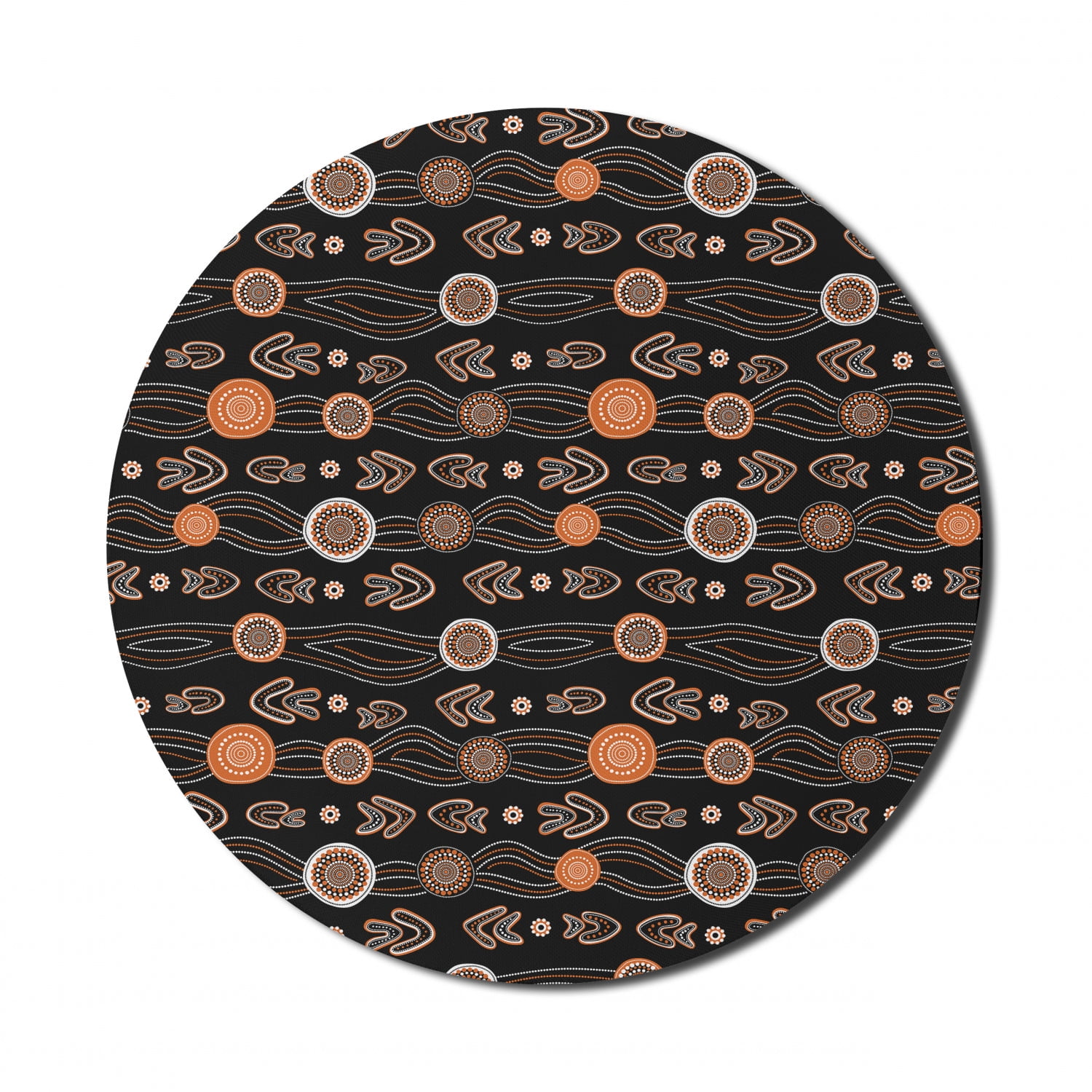 Tribal Mouse Pad for Computers, Aboriginal Art in Funky Ethnic Tones ...