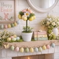 A Easter Egg Potted Table Decorations Artificial Speckled Egg Tree In ...
