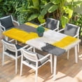 Abstract Street Art Fitted Rectangle Tablecloth 24" x 36" Gary Yellow ...