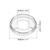 Uxcell 28mm Plastic Book Binding Discs Discbound Expansion Discs Binder ...