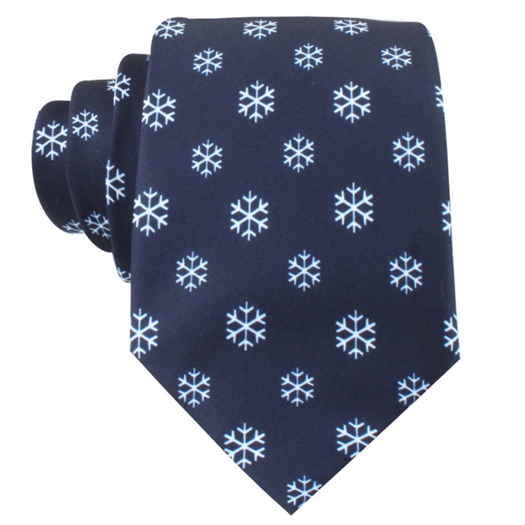 Click here for Nobrand Christmas Tie Fashion Snowflake Printed Ne... prices