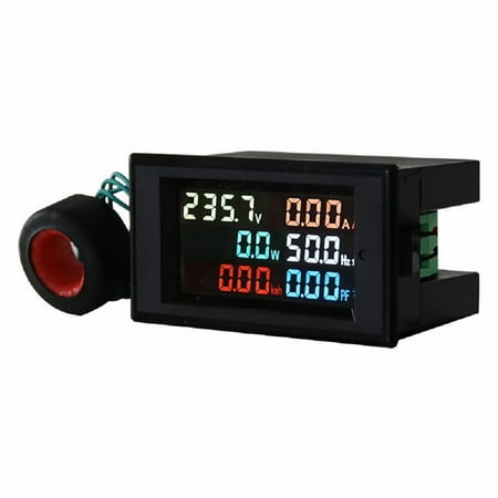 Small Voltmeter with Coil LCD Current Ammeter Multi-use Multimeter ...