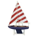 Handcrafted Nautical Decor It Floats Model Sailboat - Walmart.com