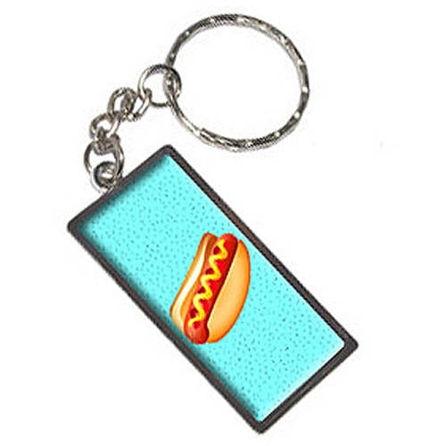 Hot Dog Of Awesomeness Keychain Key Chain Ring - Walmart.com