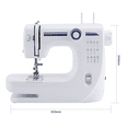 Mini Small Portable Sewing Machine with Foot Pedal Built in 12 Stitches ...